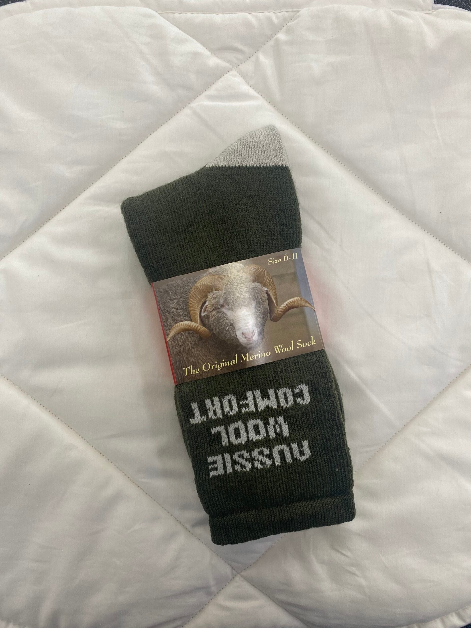 Australian Pure Wool - Aussie Wool Comfort Wool Socks - Aussie Wool Comfort