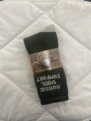 Australian Pure Wool - Aussie Wool Comfort Wool Socks - Aussie Wool Comfort