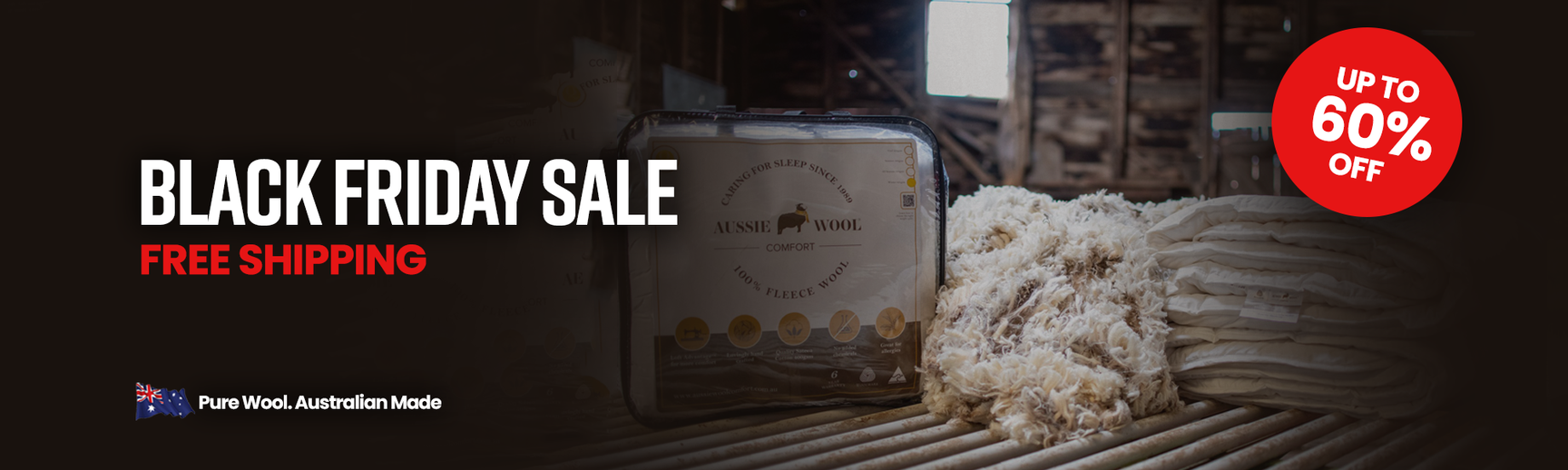 100% Allergy Free Bedding | Aussie Wool Comfort