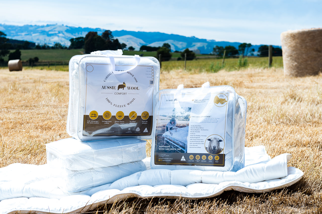 Washable Australian Pure Wool Quilts | Aussie Wool Comfort