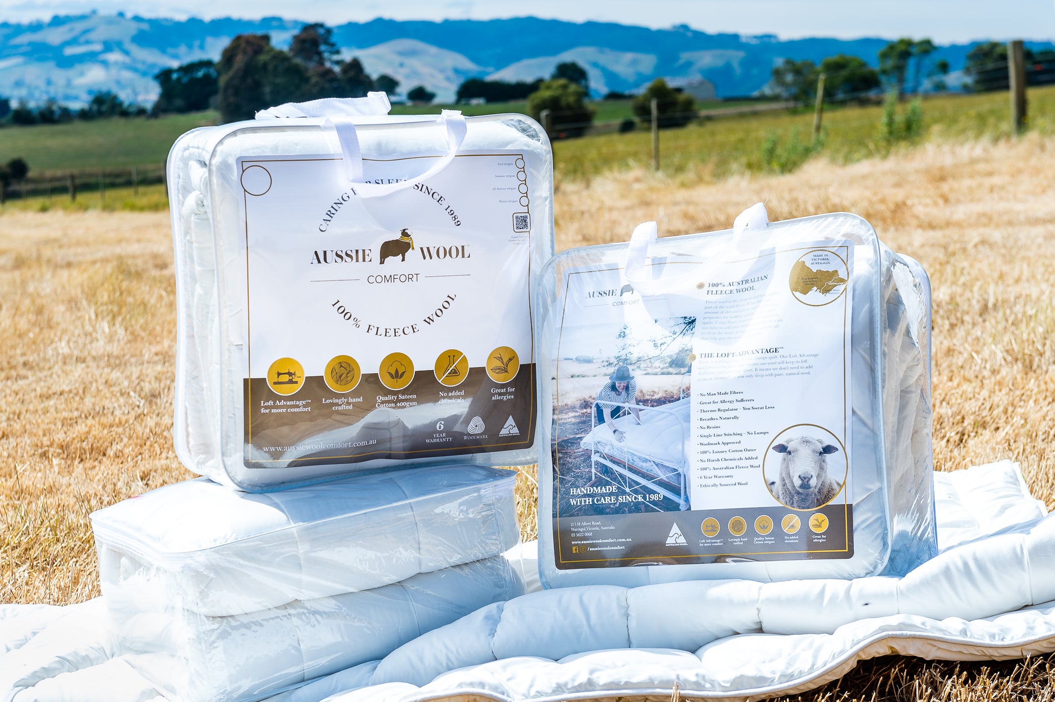 Pure Australian Wool Quilts/Doonas/Duvets | 100% Allergy Free | Aussie ...